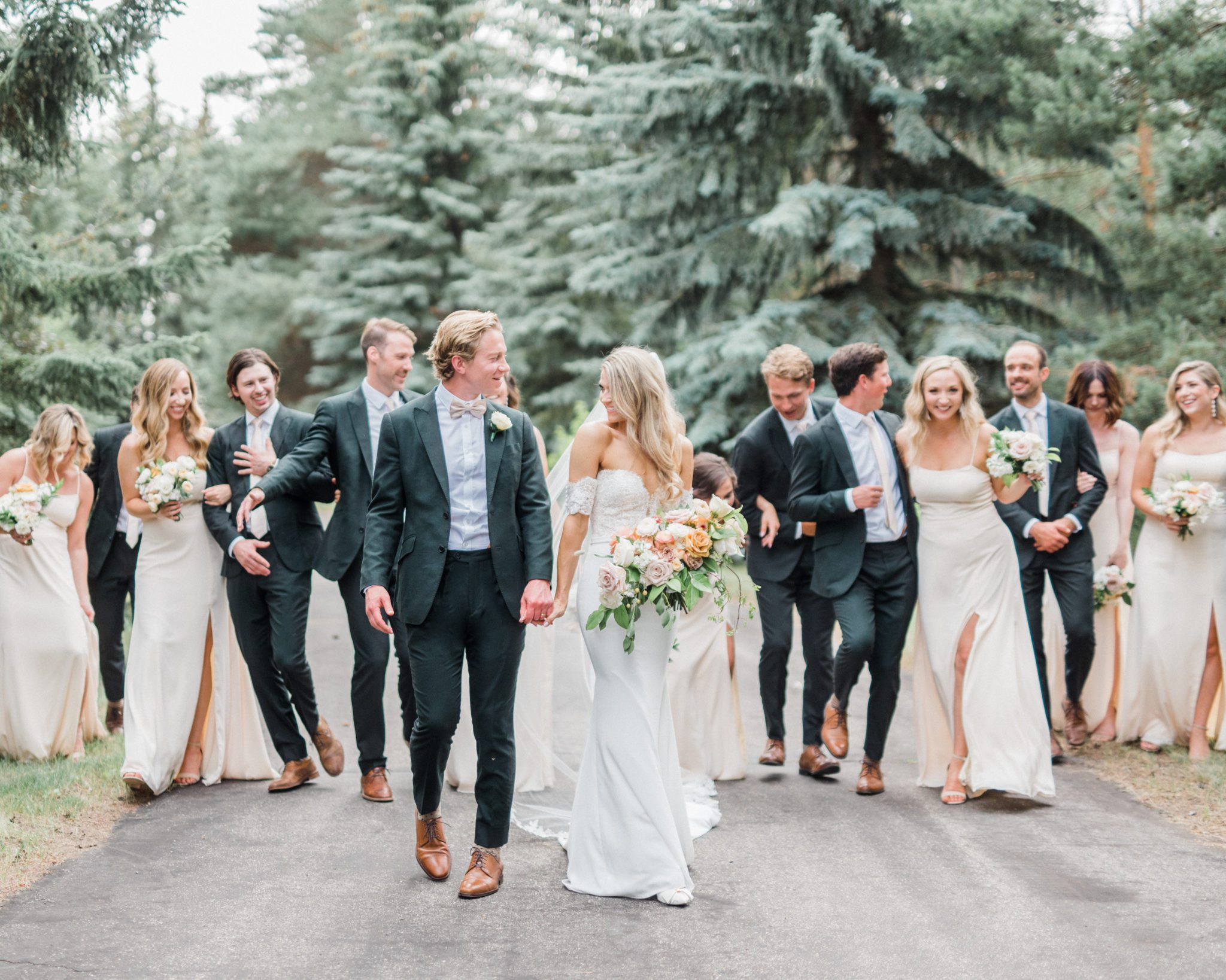 Timeless Details in Cream & Peach in this Classic Wedding at The Barn ...