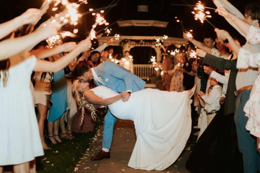 This Lethbridge Wedding Ends with a Sparkler Exit & Old School Getaway ...