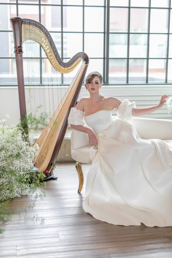 Elegant White Bridal Inspiration at The Wallace | Brontë Bride