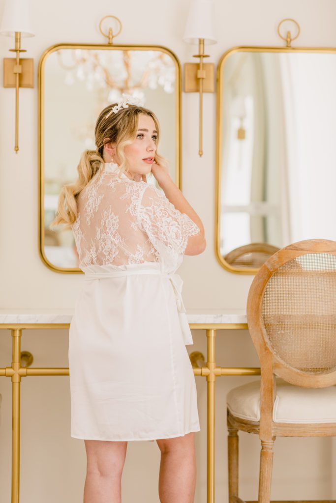 Beautiful Bridal Robes From By Catalfo For The Morning of Your Wedding | Brontë Bride