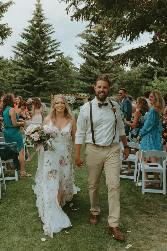Wildflower Garden Wedding With Live Butterflies | Brontë Bride