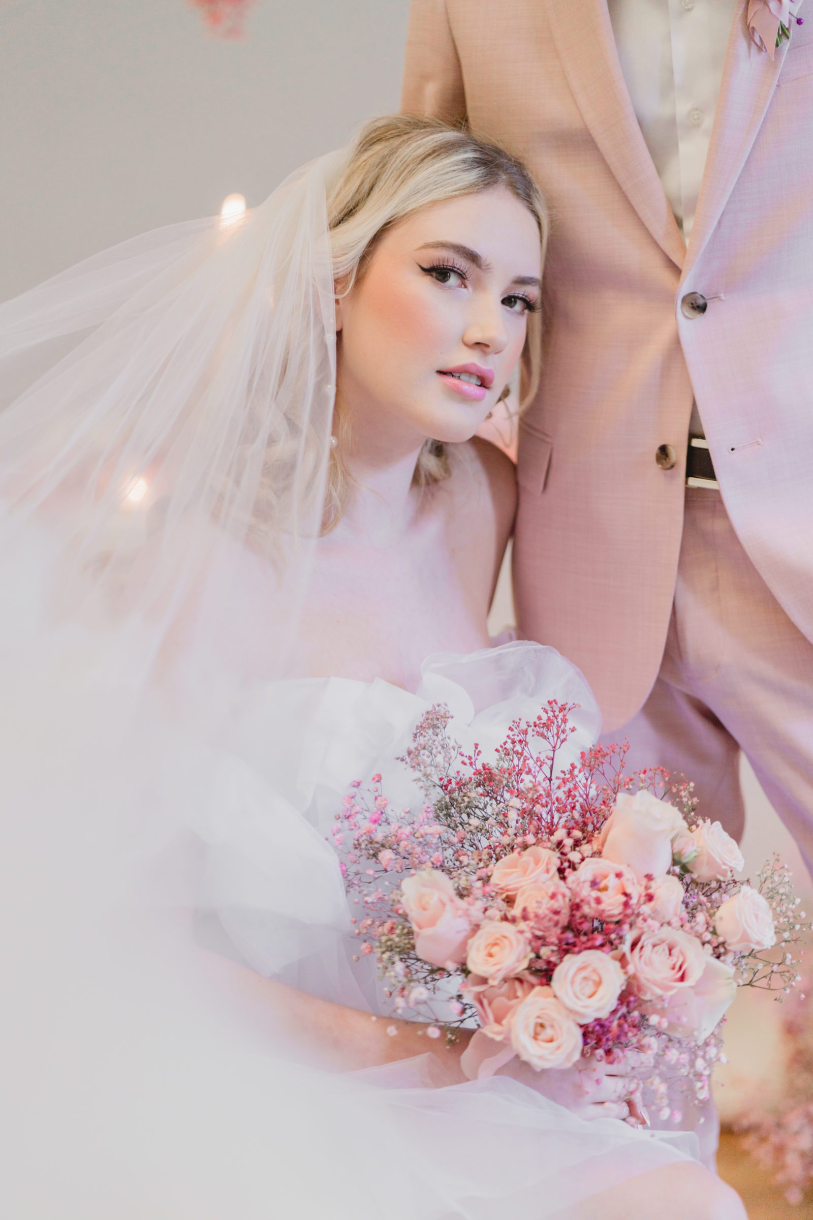 Perfectly Pink Details In This Valentine's Day Wedding Inspiration ...