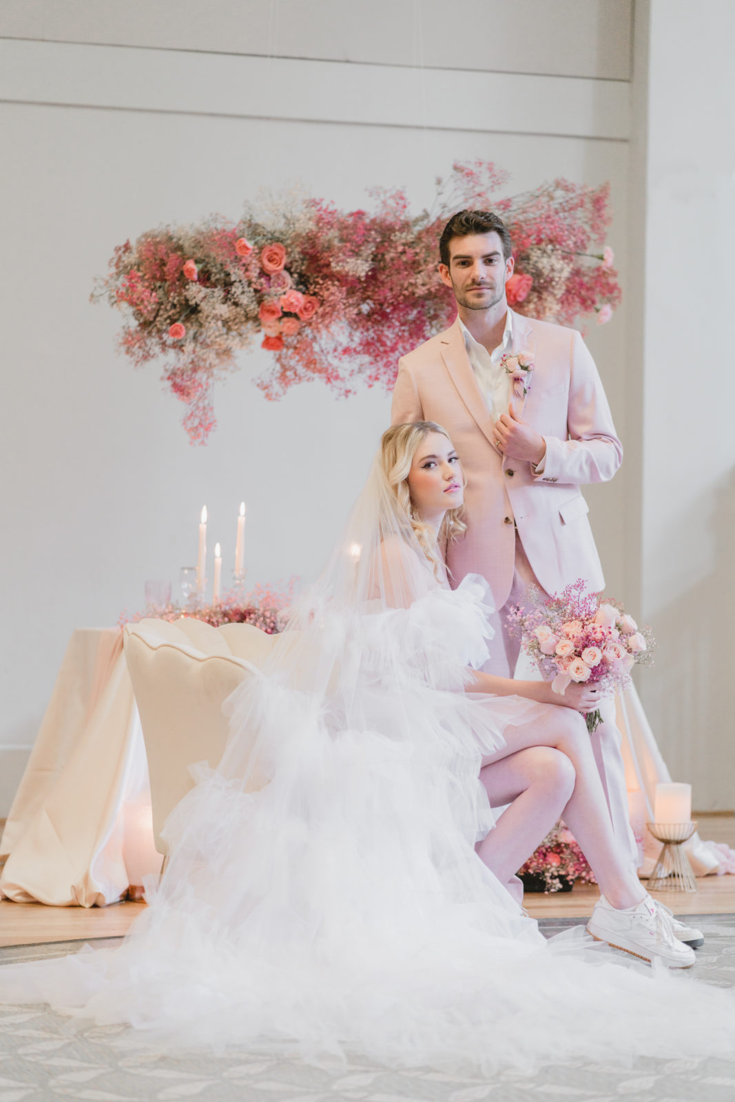 Perfectly Pink Details In This Valentine's Day Wedding Inspiration ...
