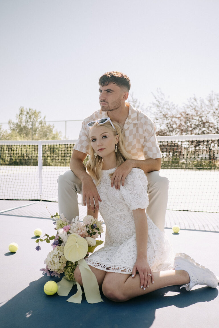 Modern Day "Runaway Bride" Serves Up Stunning & Sporty Bridal ...