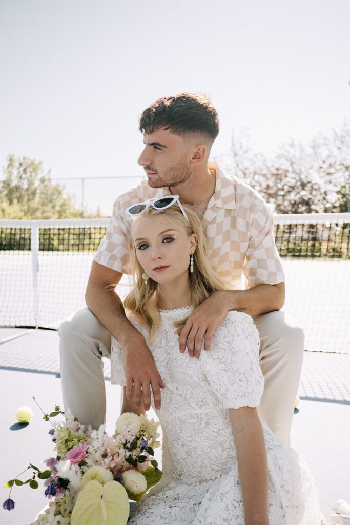 Modern Day "Runaway Bride" Serves Up Stunning & Sporty Bridal ...