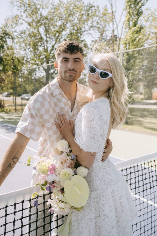 Modern Day "Runaway Bride" Serves Up Stunning & Sporty Bridal ...