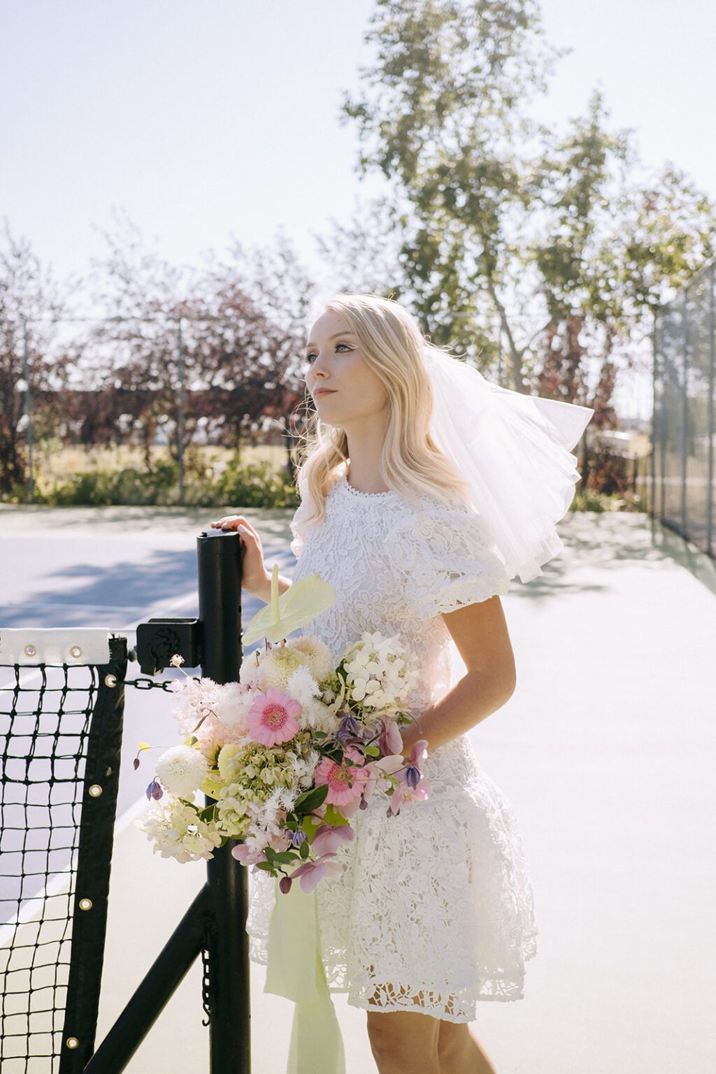 Modern Day "Runaway Bride" Serves Up Stunning & Sporty Bridal ...