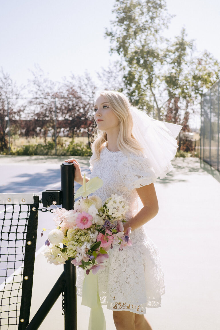 Modern Day "Runaway Bride" Serves Up Stunning & Sporty Bridal ...