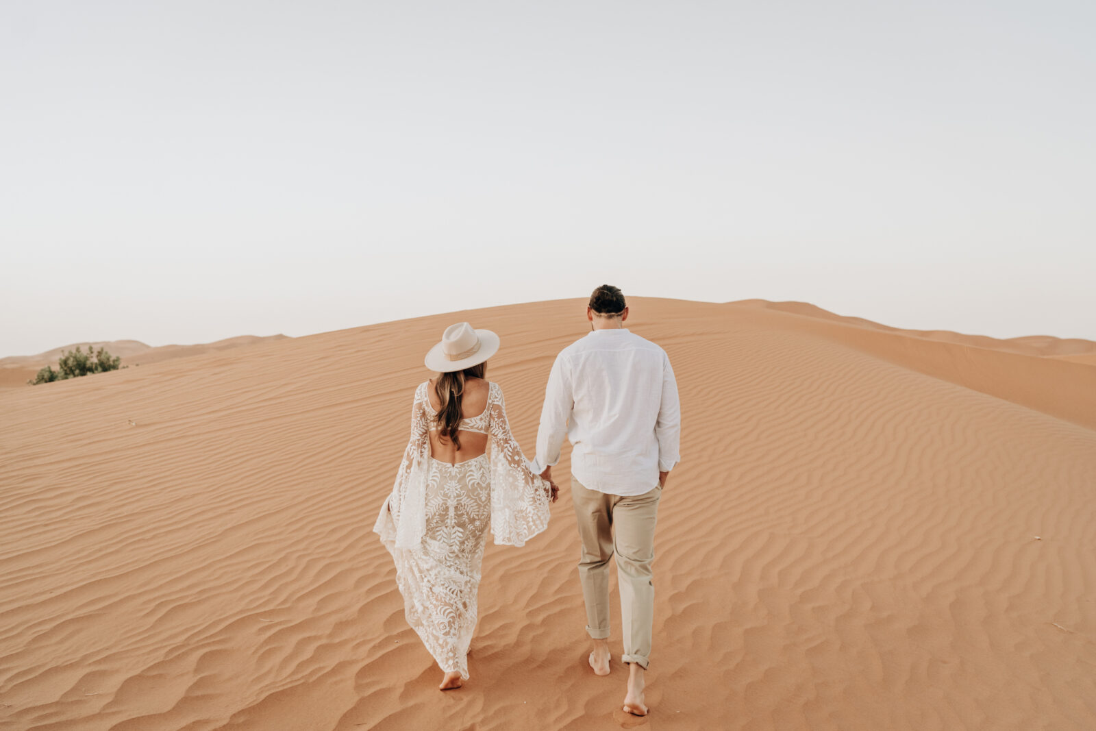 Sand Dunes at Sunrise For This Sahara Desert Engagement Session | Brontë Bride