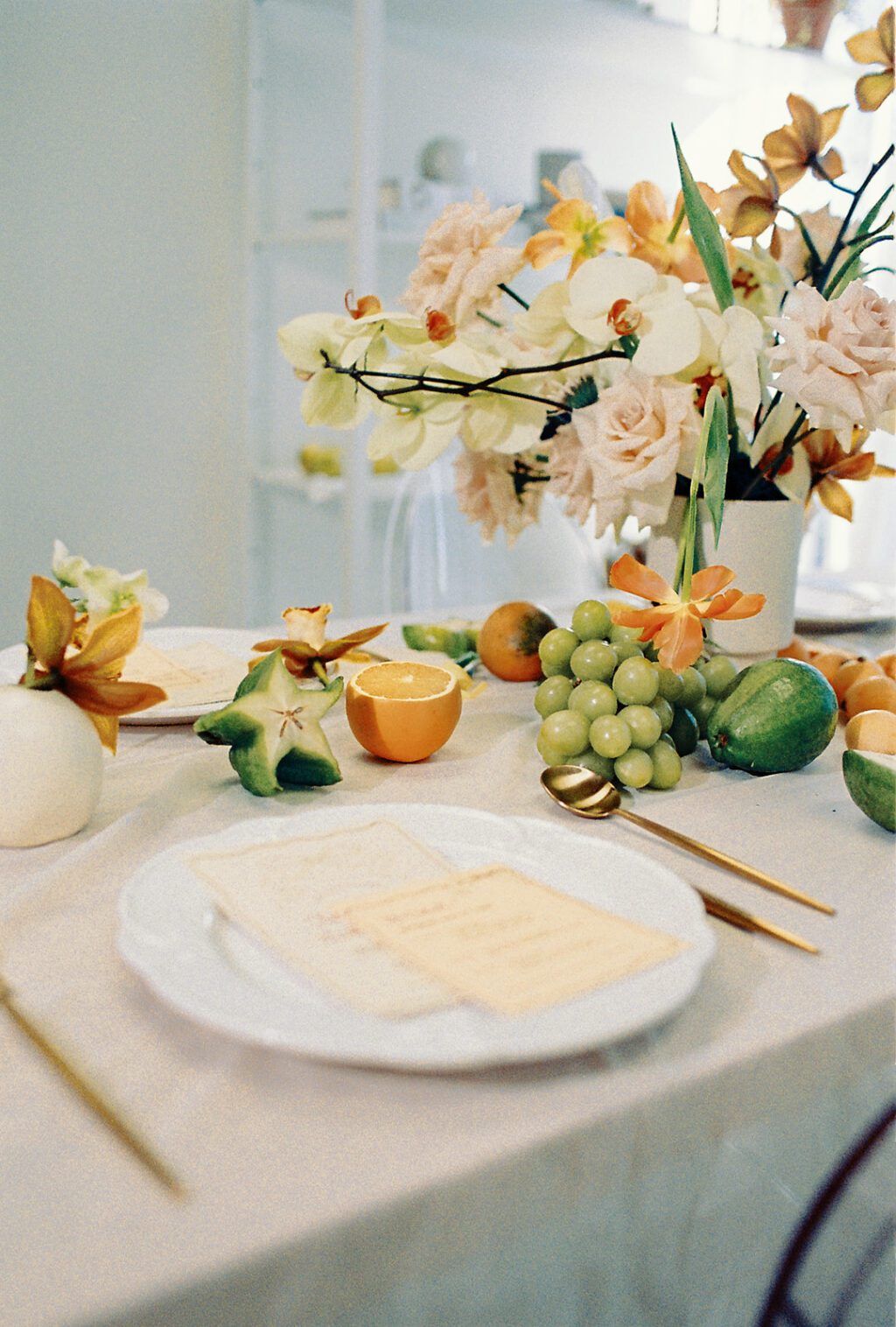 Fresh Fruit and Playful Florals in This Trendy Wedding Shoot | Brontë Bride