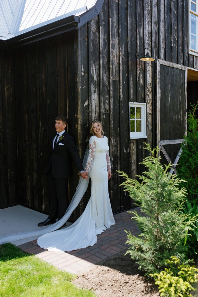Ruby Red Love and Rustic Legacy at Black Barn Wedding Venue