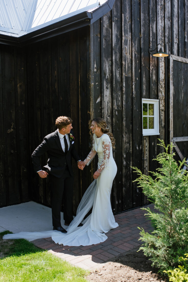 Ruby Red Love and Rustic Legacy at Black Barn Wedding Venue