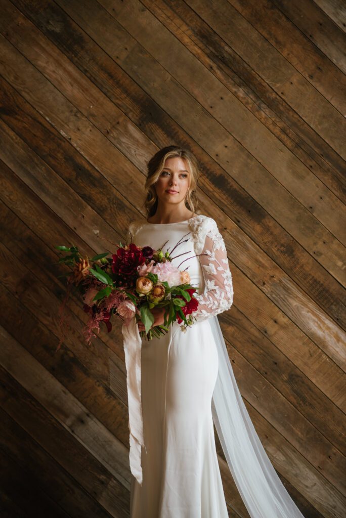 Ruby Red Love and Rustic Legacy at Black Barn Wedding Venue