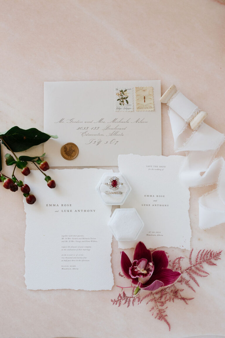 Ruby Red Love and Rustic Legacy at Black Barn Wedding Venue